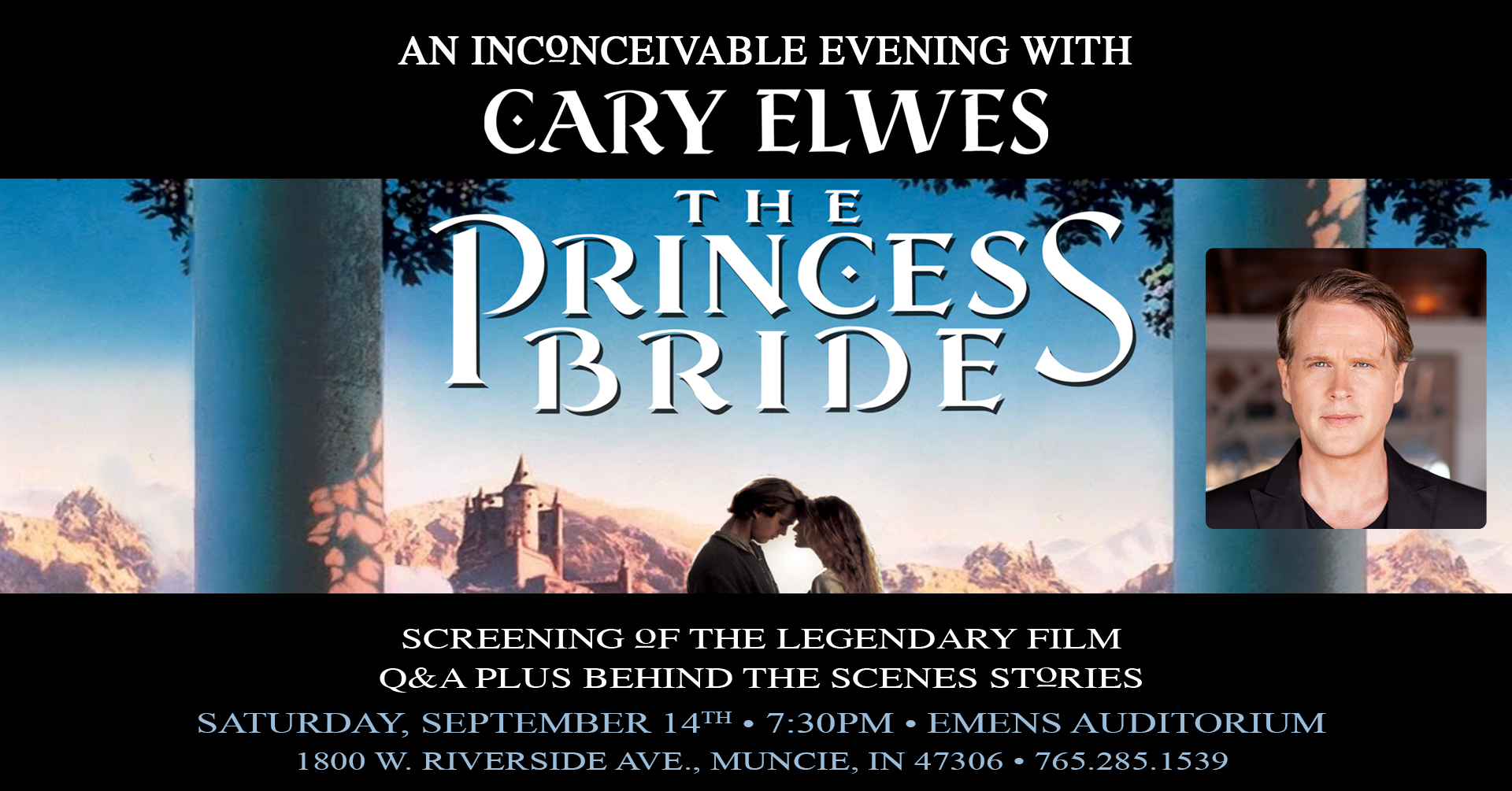 The Princess Bride: An Inconceivable Evening With Cary Elwes | Ball ...