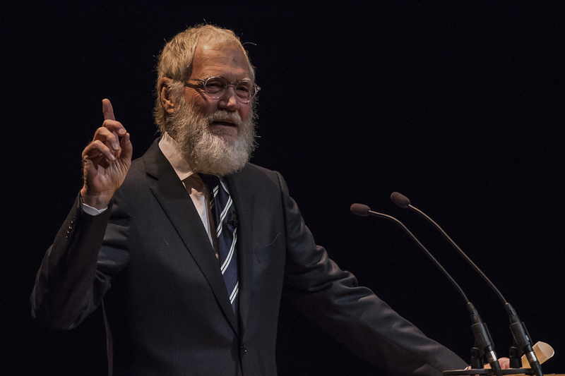 Letterman returns to Ball State | Ball State University