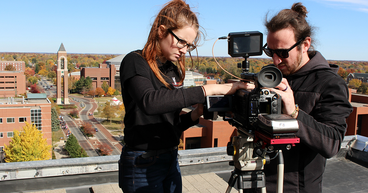 Students produce TV commercials for Ball State | Ball State University