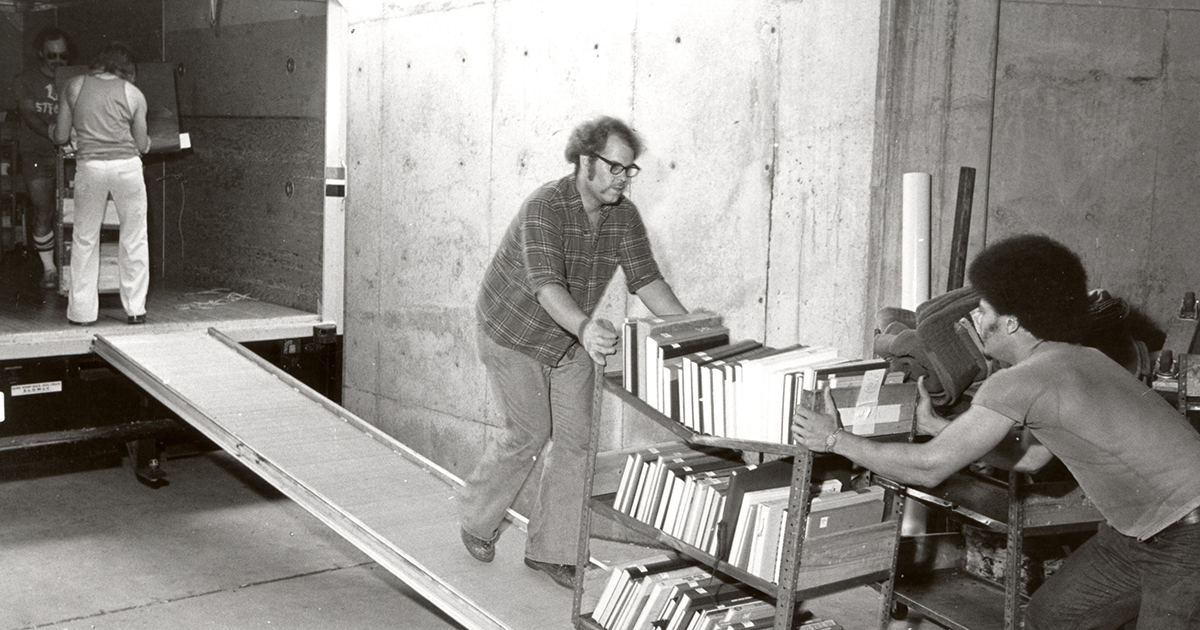 Bracken Library exhibit celebrates 40th anniversary | Ball State University