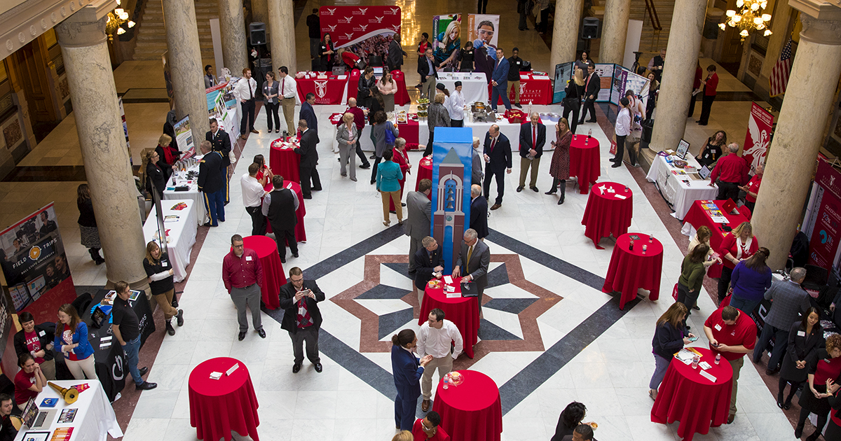 Students, faculty, staff, and alumni gather for Ball State Day at the ...