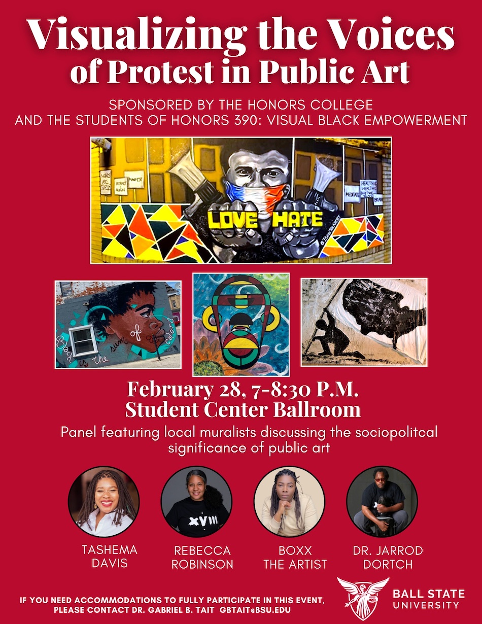 Visualizing the Voices of Protest in Public Art | Ball State University